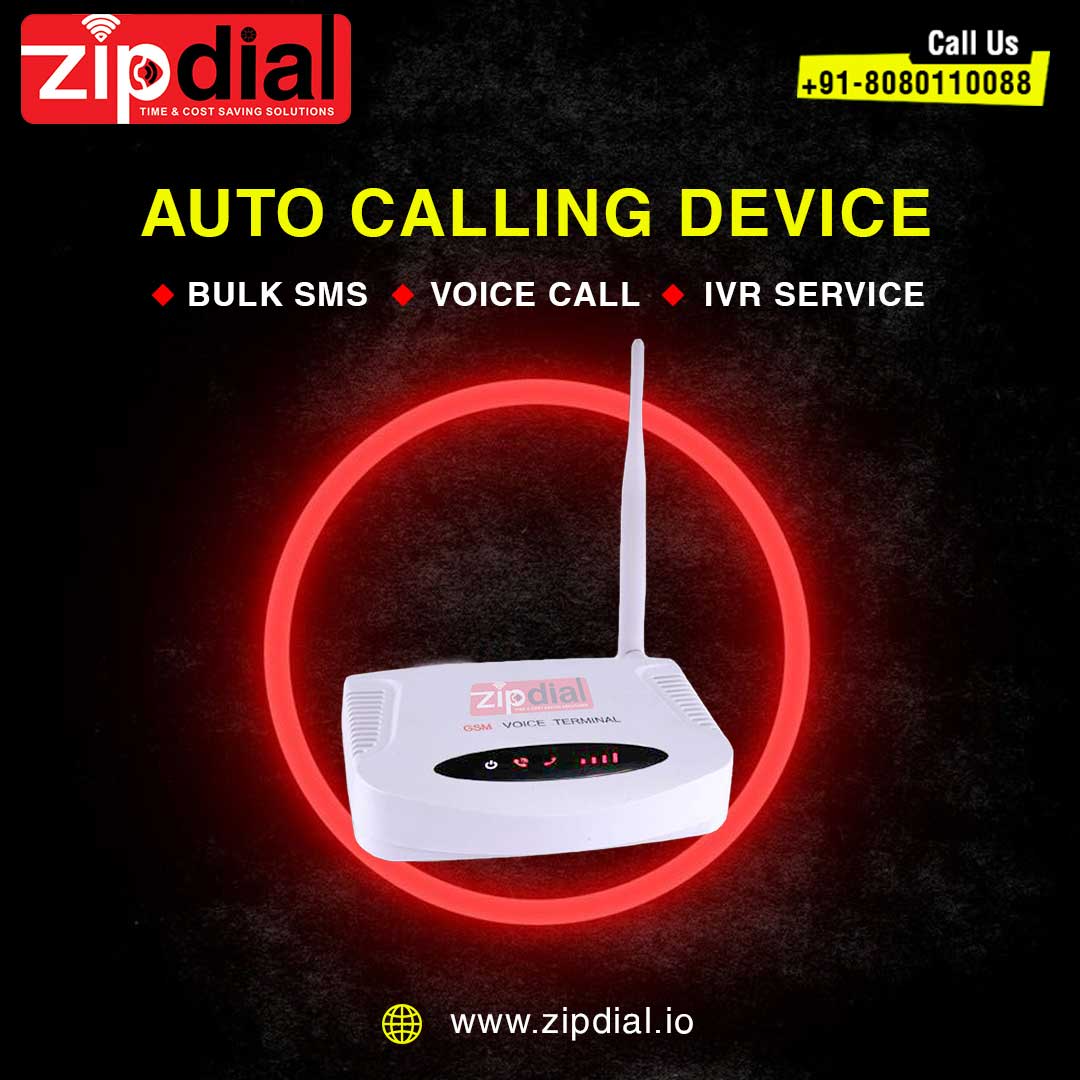 IVR Auto Dialer OBD and Voice Call Machine Provider - Zipdial