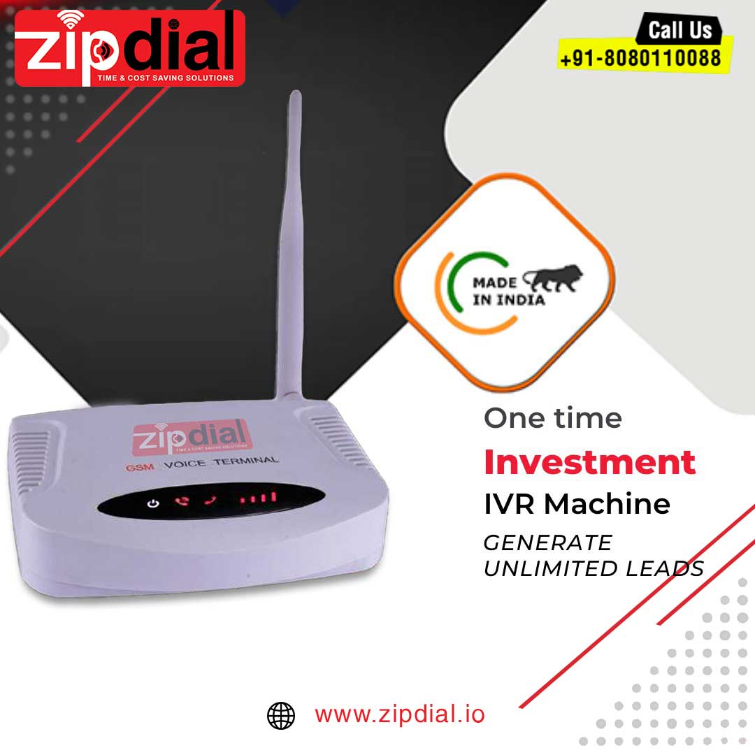 IVR Auto Dialer OBD and Voice Call Machine Provider - Zipdial