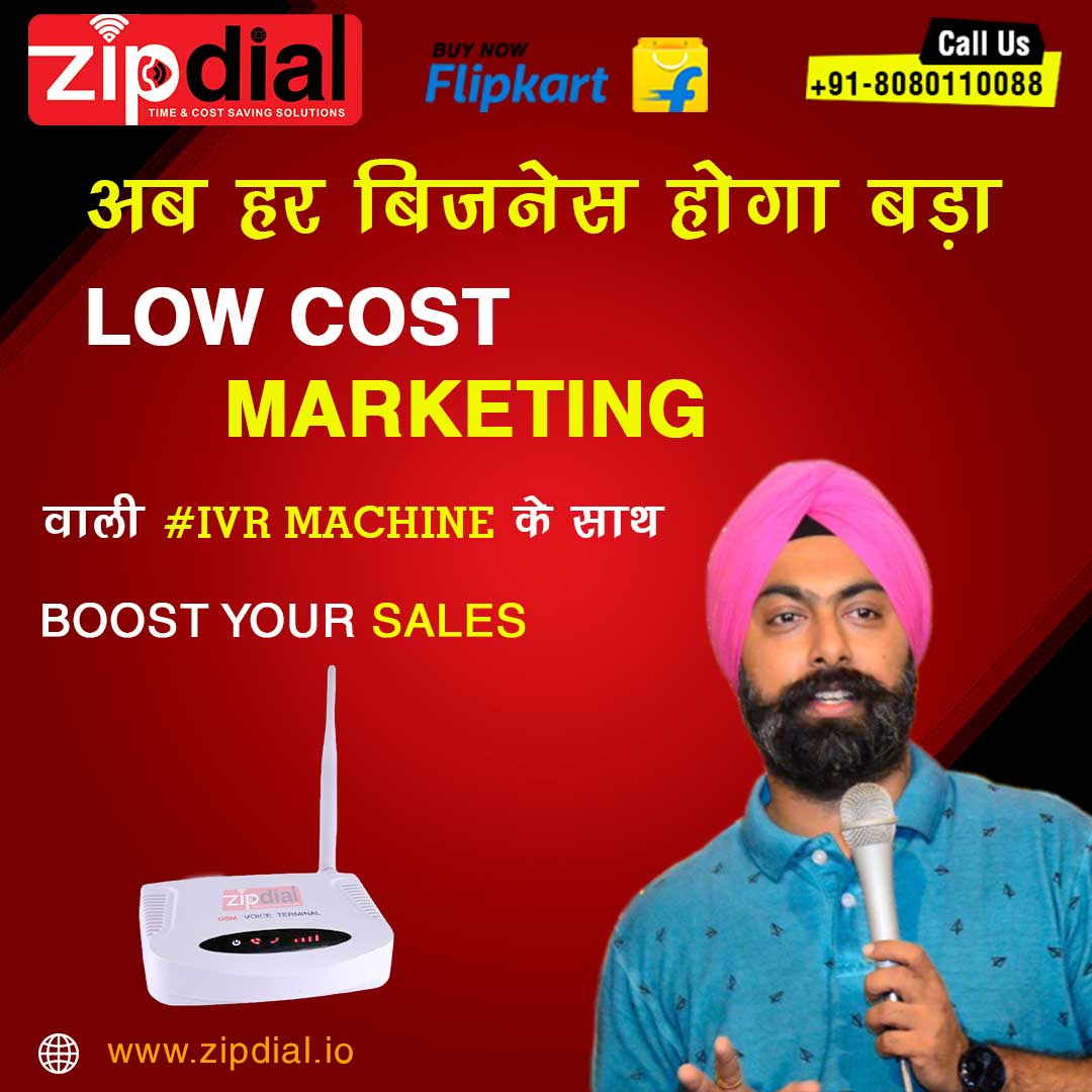 IVR Auto Dialer OBD and Voice Call Machine Provider - Zipdial